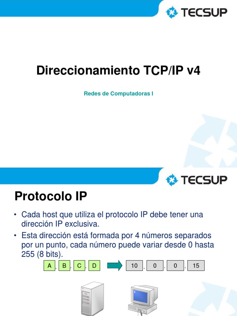 08 Direccionamiento IPv4 | PDF | Dirección IP | Protocolos de capa de red