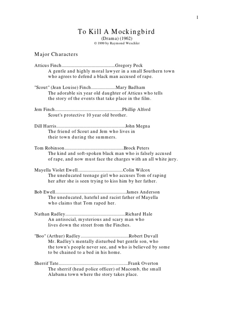 To Kill a Mockingbird | To Kill A Mockingbird | Witness | Free 30-day ...