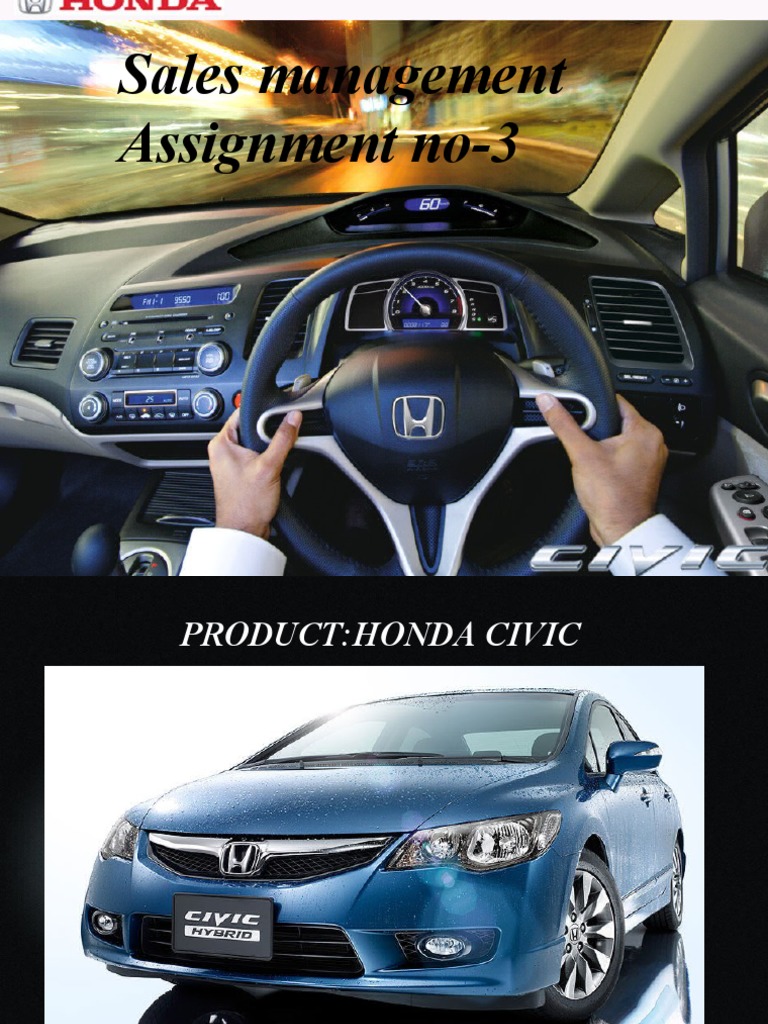 Honda Civic Sales Management Overview | PDF | Honda | Private Transport