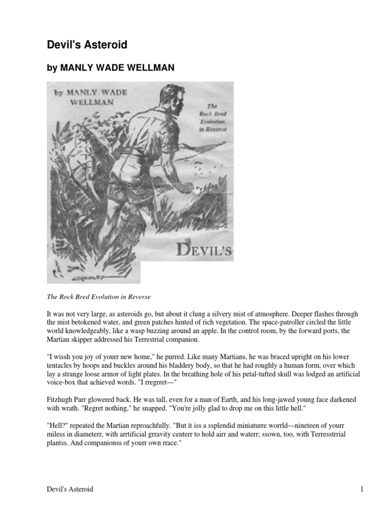 The Devil's Asteroid by Wellman, Manly Wade, 1903-1986 | PDF | Nature