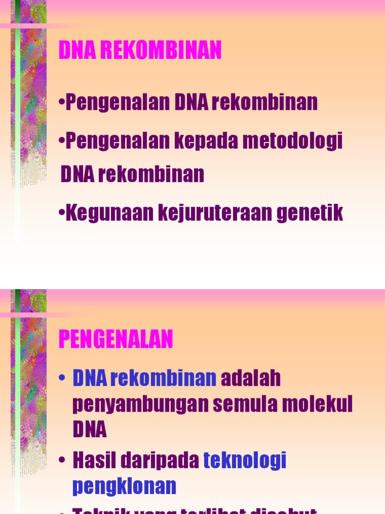Rekombinan Dna | PDF