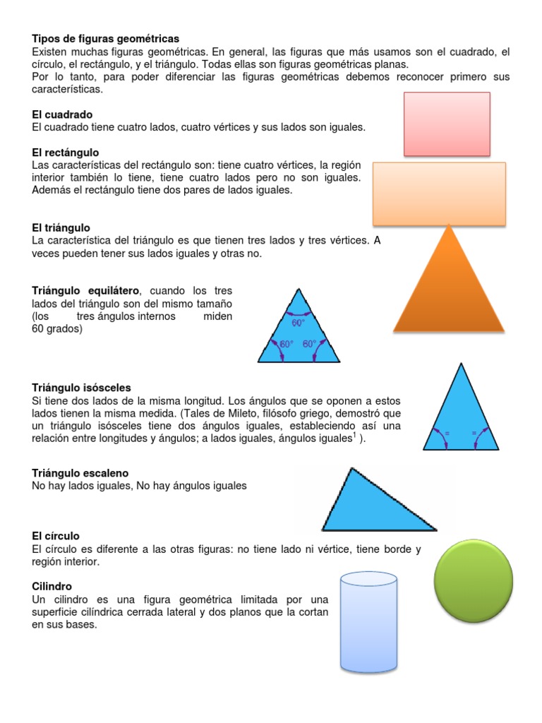 Figuras Geometricas Y Sus Caracteristicas