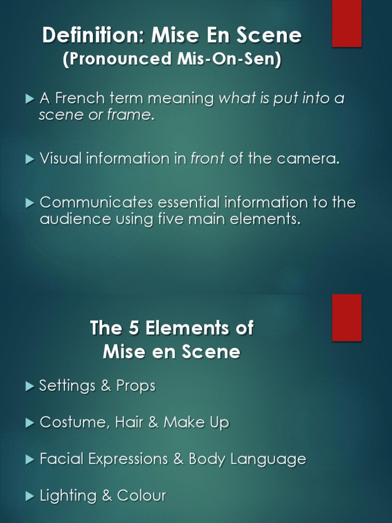 Mis en Scene Shawshank | PDF | Career & Growth