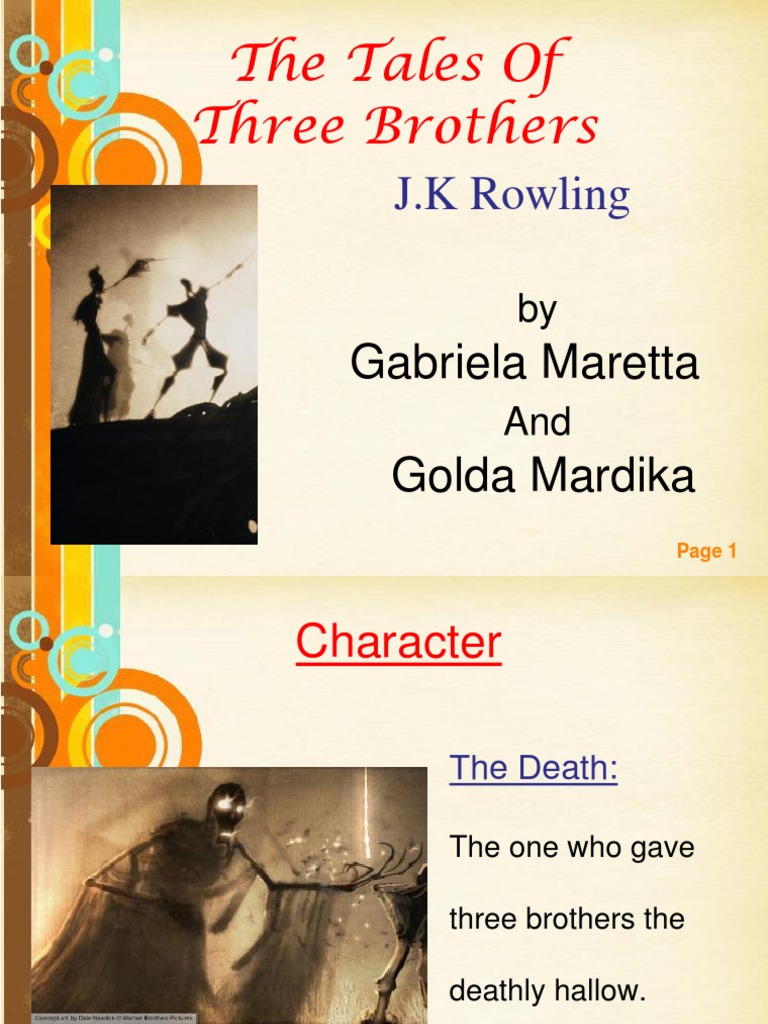 The Tale of the Three Brothers Summary | PDF | Entertainment | Fantasy