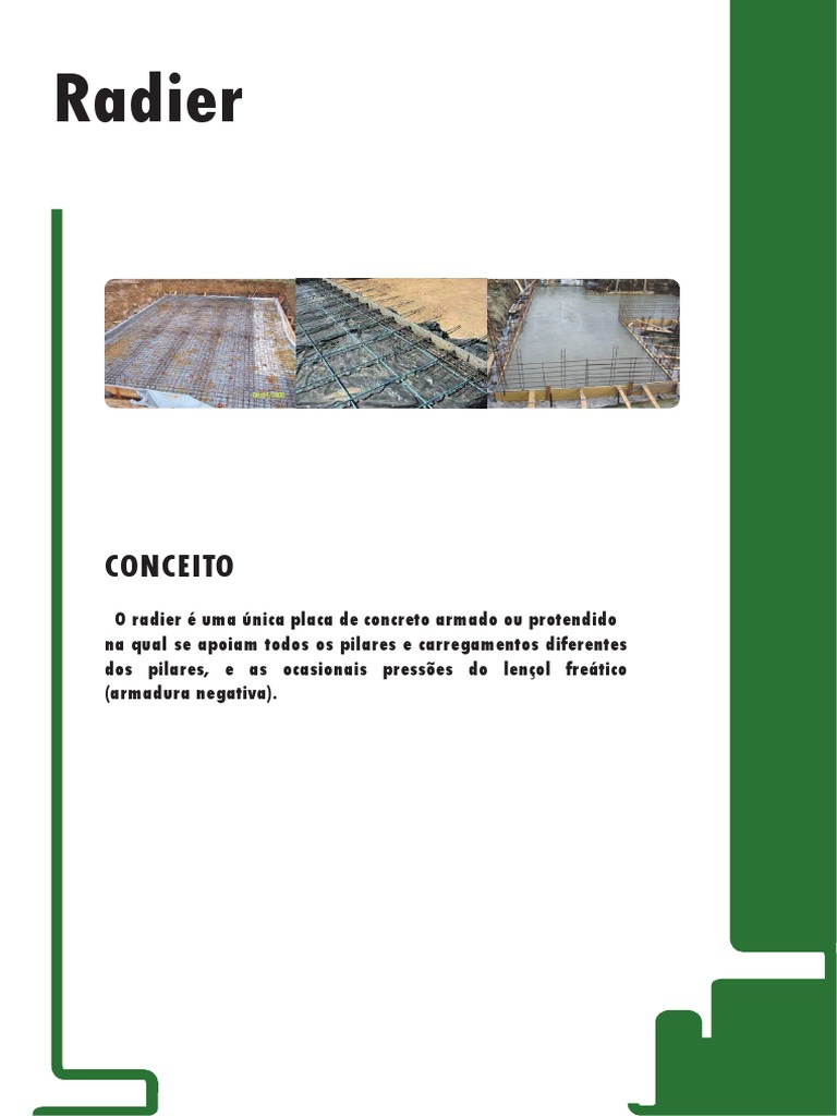 Radier | PDF | Concreto | Solo
