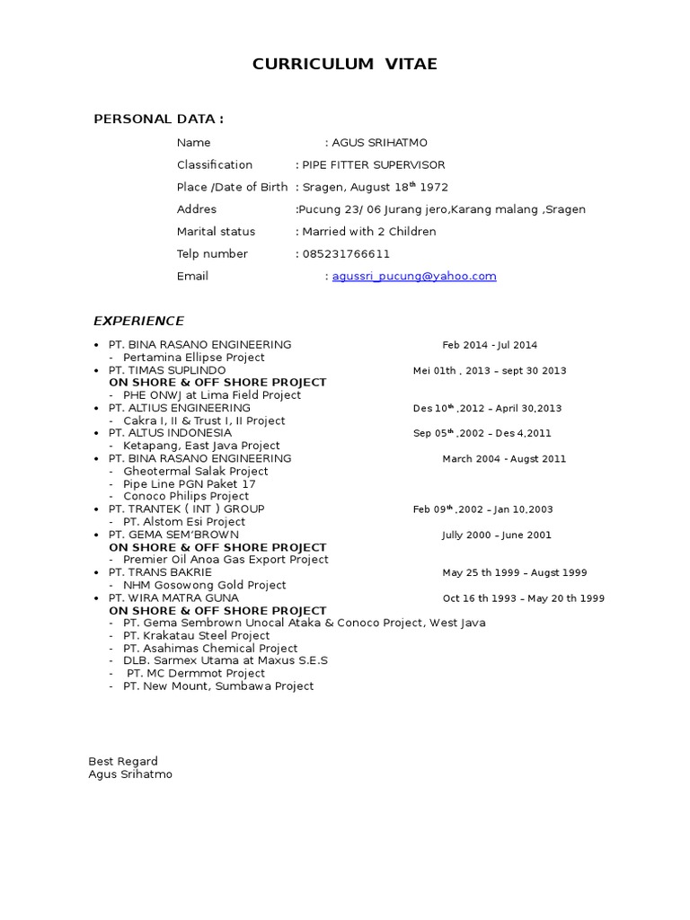 CV & Certificate | PDF
