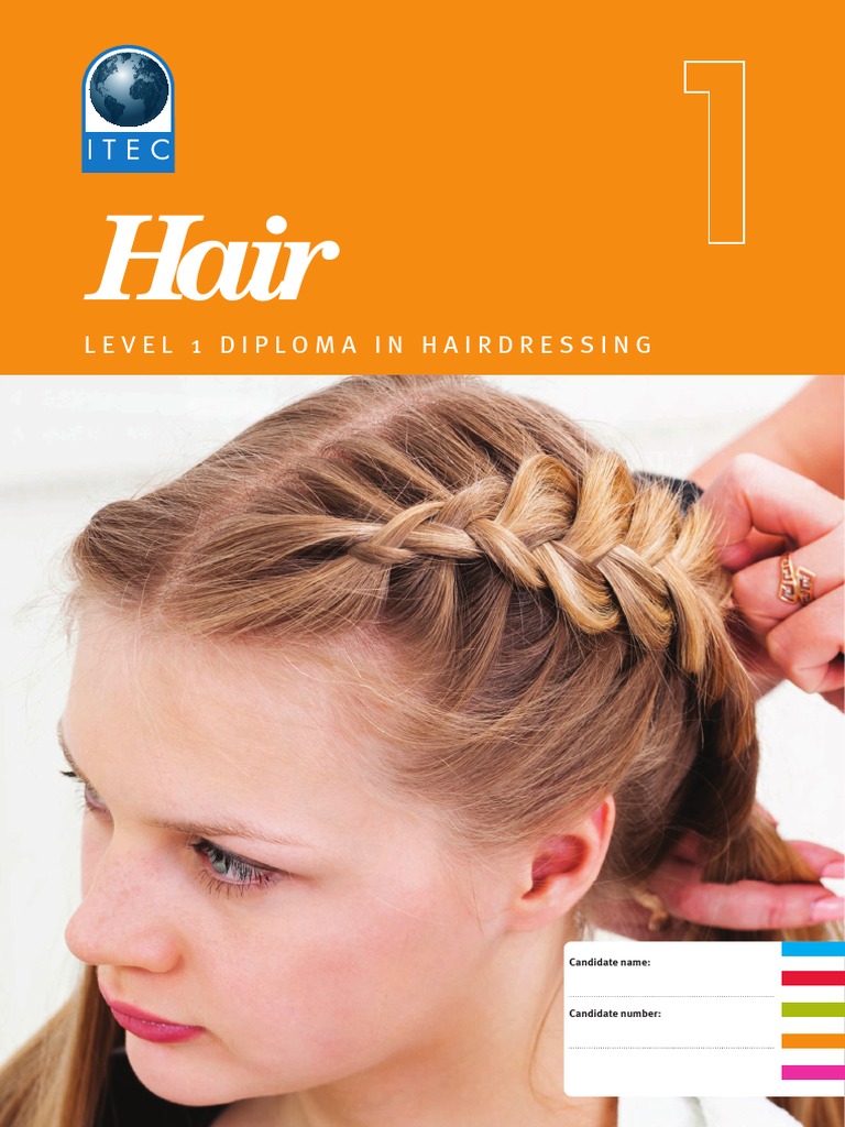 Level 1 Diploma in Hairdressing - Record of Assessment Book | PDF ...