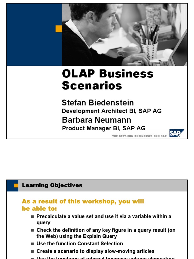 OLAP Business Scenarios | PDF | Ibm Db2 | Oracle Corporation