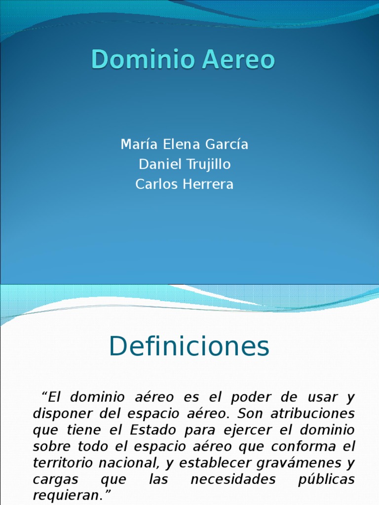 Dominio Aéreo | PDF | Aeropuerto | Estado (política)