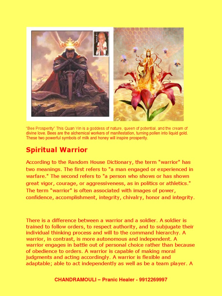 Spiritual Warrior Pdf Warrior Spirituality