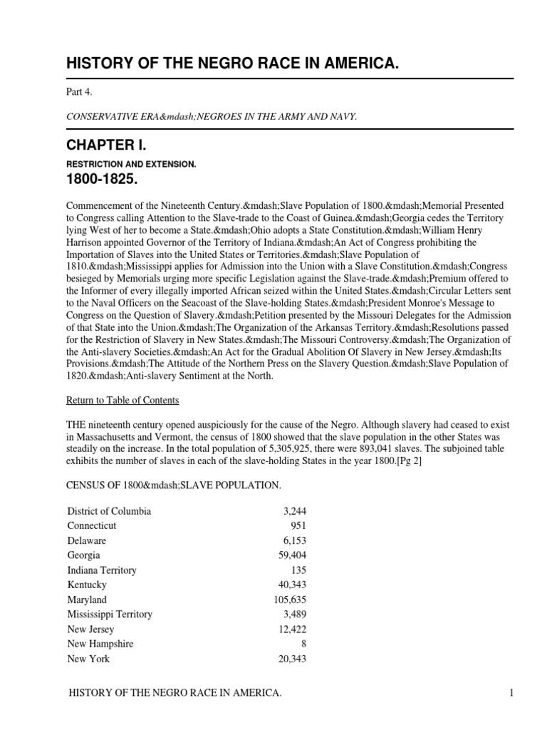 History of The Negro Race in America From 1619 To 1880. Vol. 2 (Of 2 ...