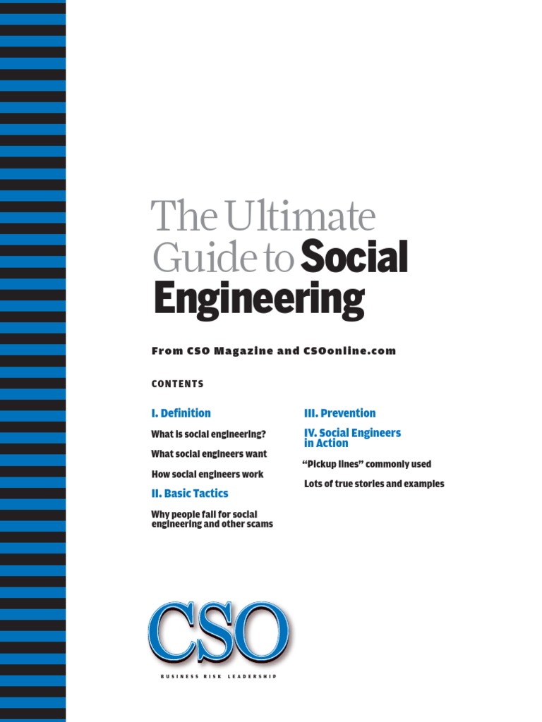 Social Engineering Ultimate Guide | PDF | Social Engineering (Security ...
