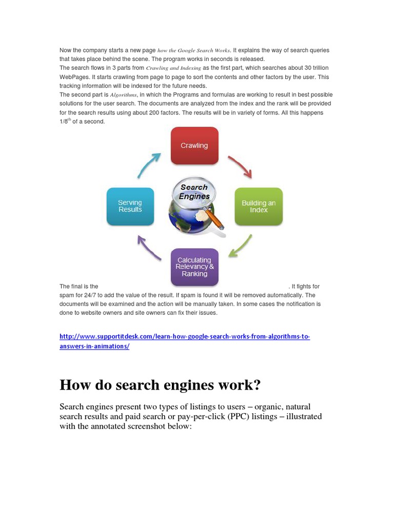 How Do Search Engines Work? | PDF | Web Search Engine | Search Engine ...
