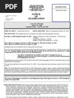 DCAS Exam Schedule 2025 Overview | PDF | Inspector