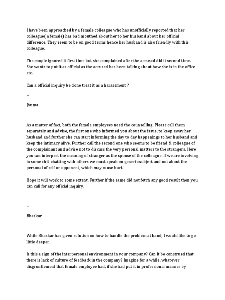 Case Study On Interpersonal Relationship | PDF | Husband | Behavioural ...