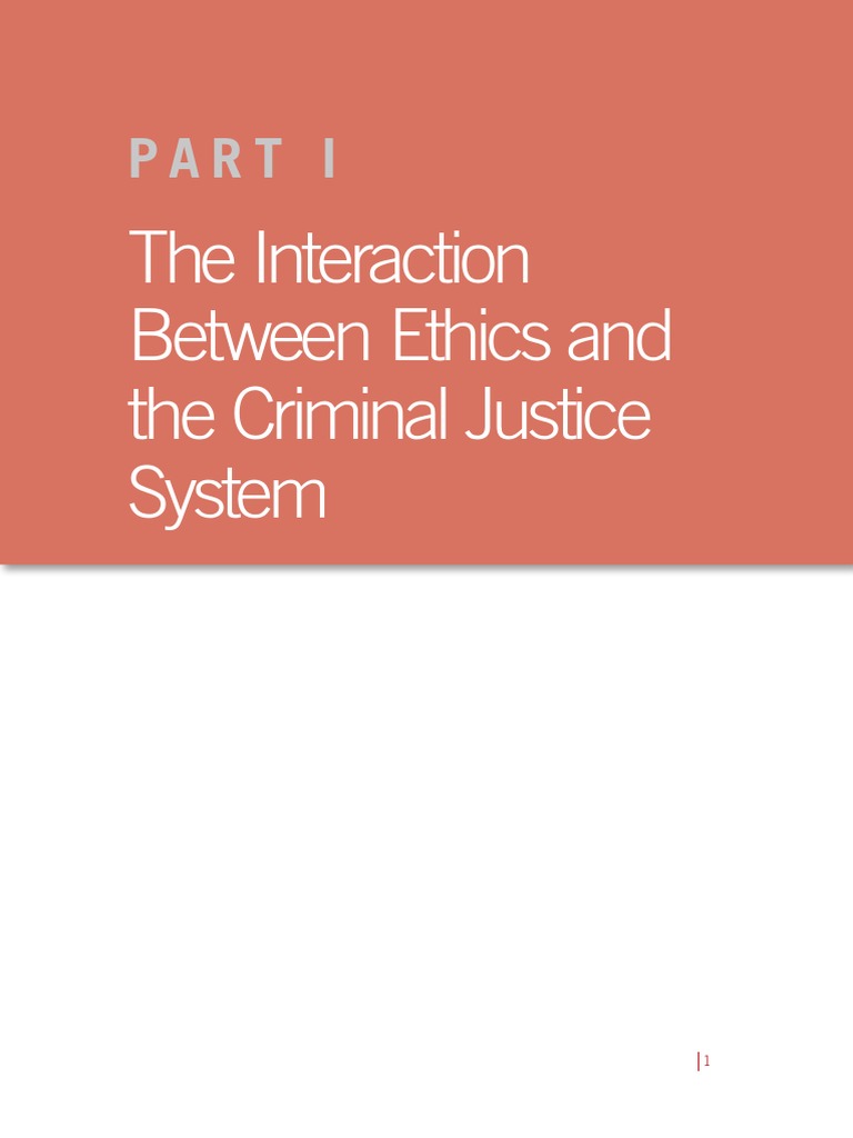 Ethics in Criminal Justice: An Overview | PDF | Relativism | Morality