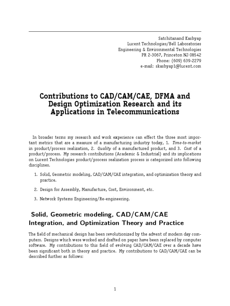 Satchit Essay | PDF | Mathematical Optimization | Computer Aided Design