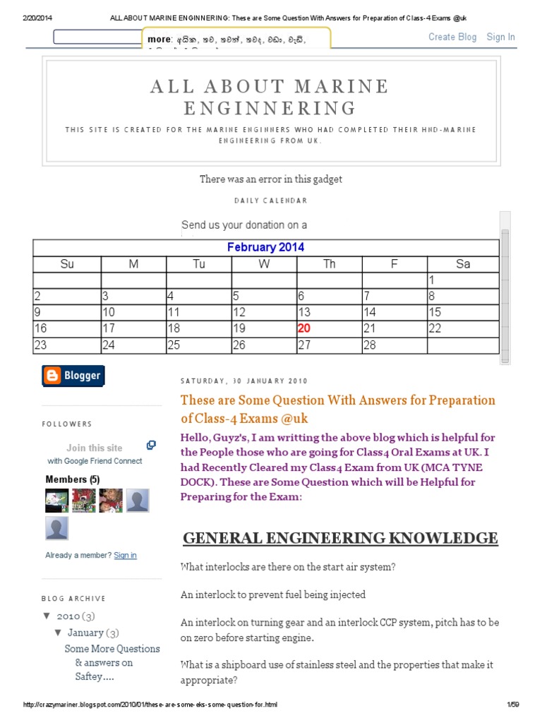 All About Marine Enginnering | PDF | Gas Compressor | Pump