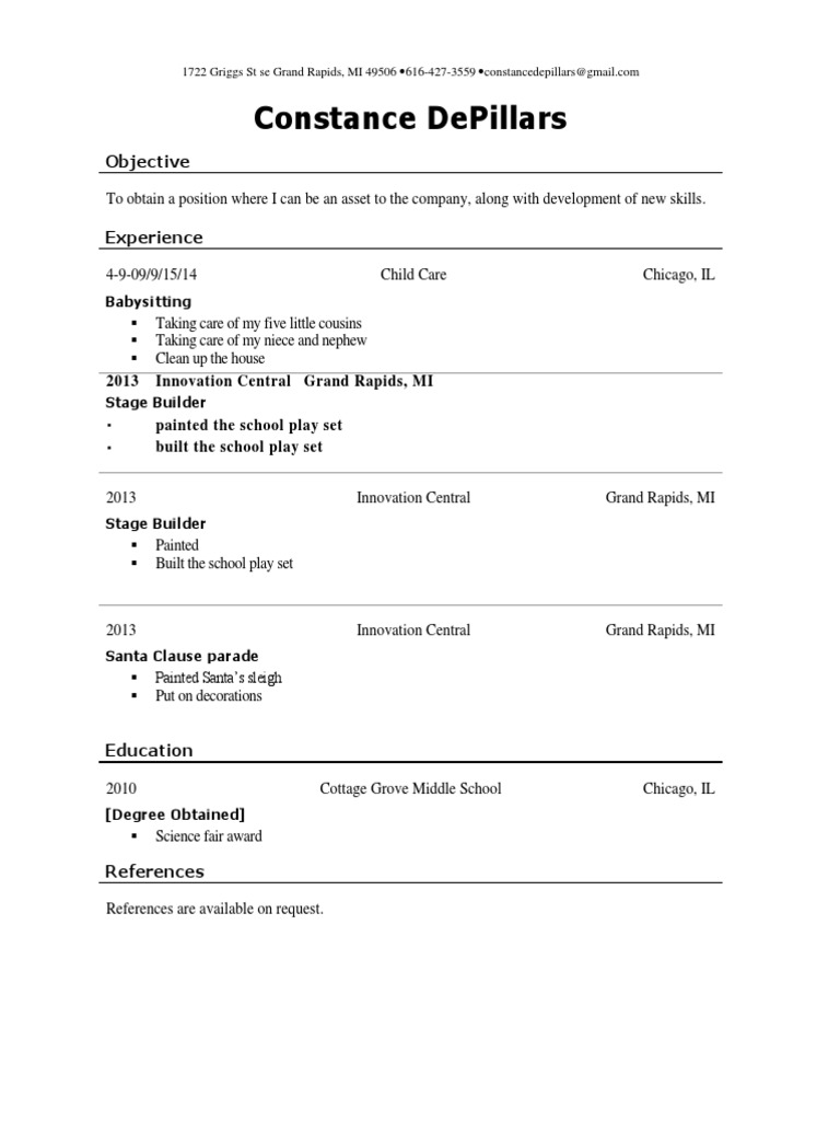 Constance Resume | PDF | Career & Growth | Social Science