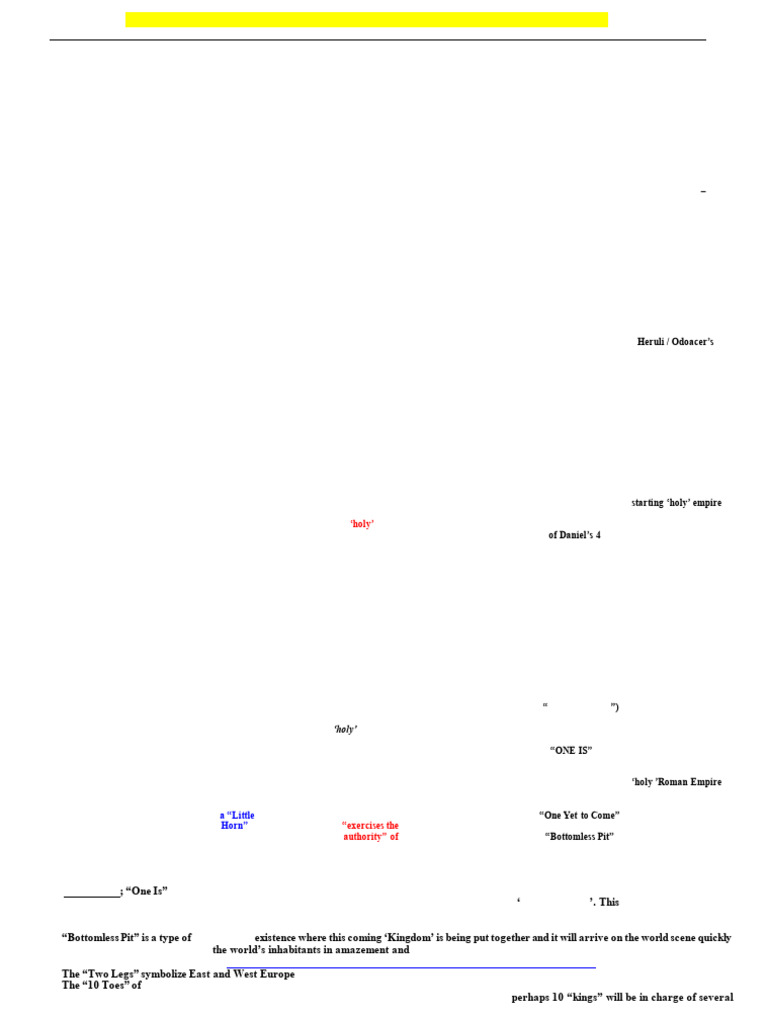 Prophetic Chart Daniel Revelation | The Beast (Revelation) | Daniel ...
