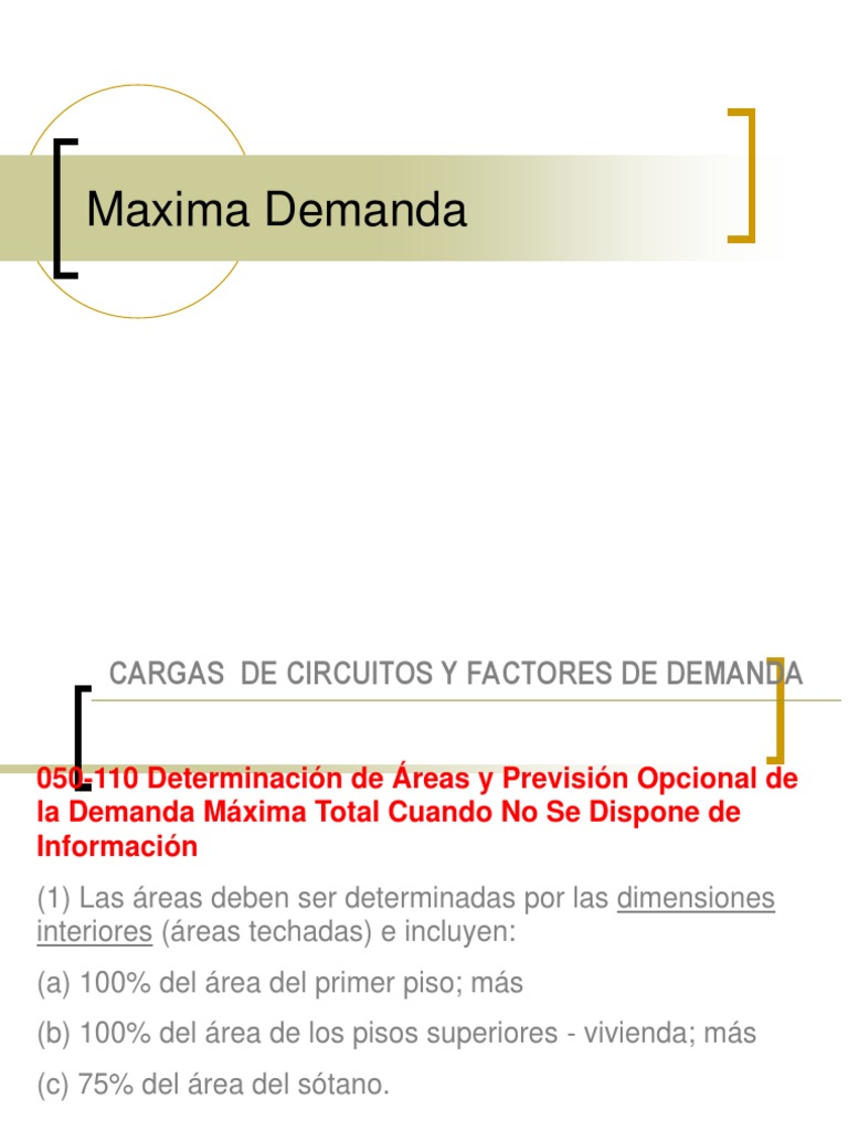 Clase 10 Maxima Demanda-2 | Vatio | Energia electrica