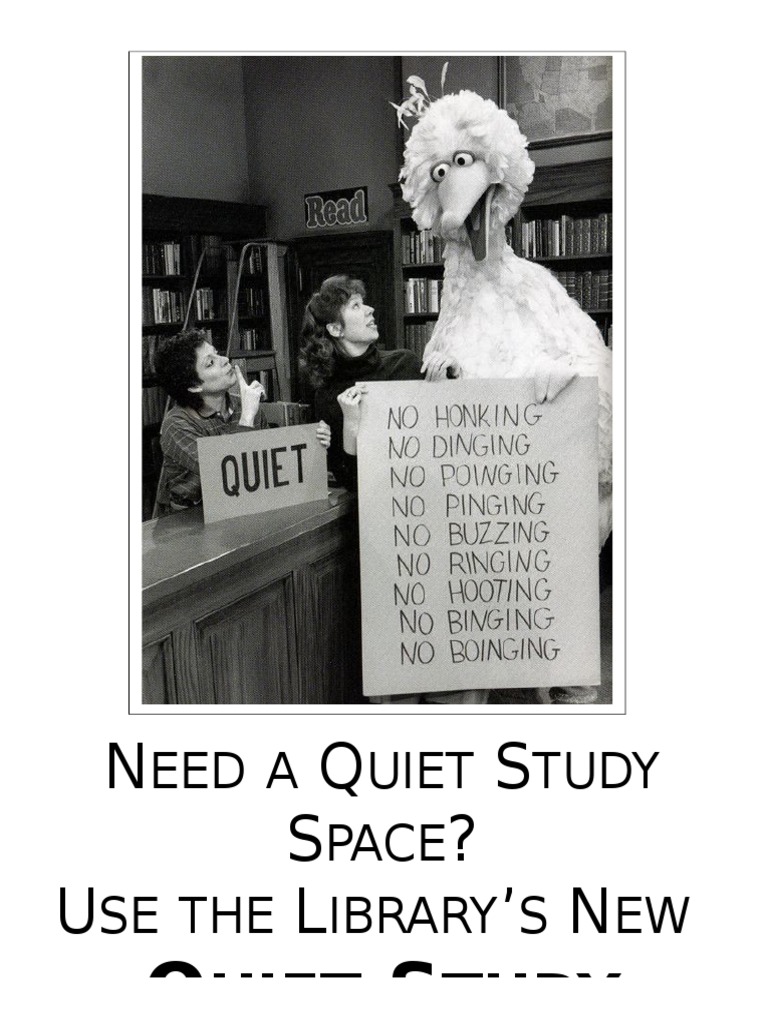 Library's New Quiet Study Space | PDF