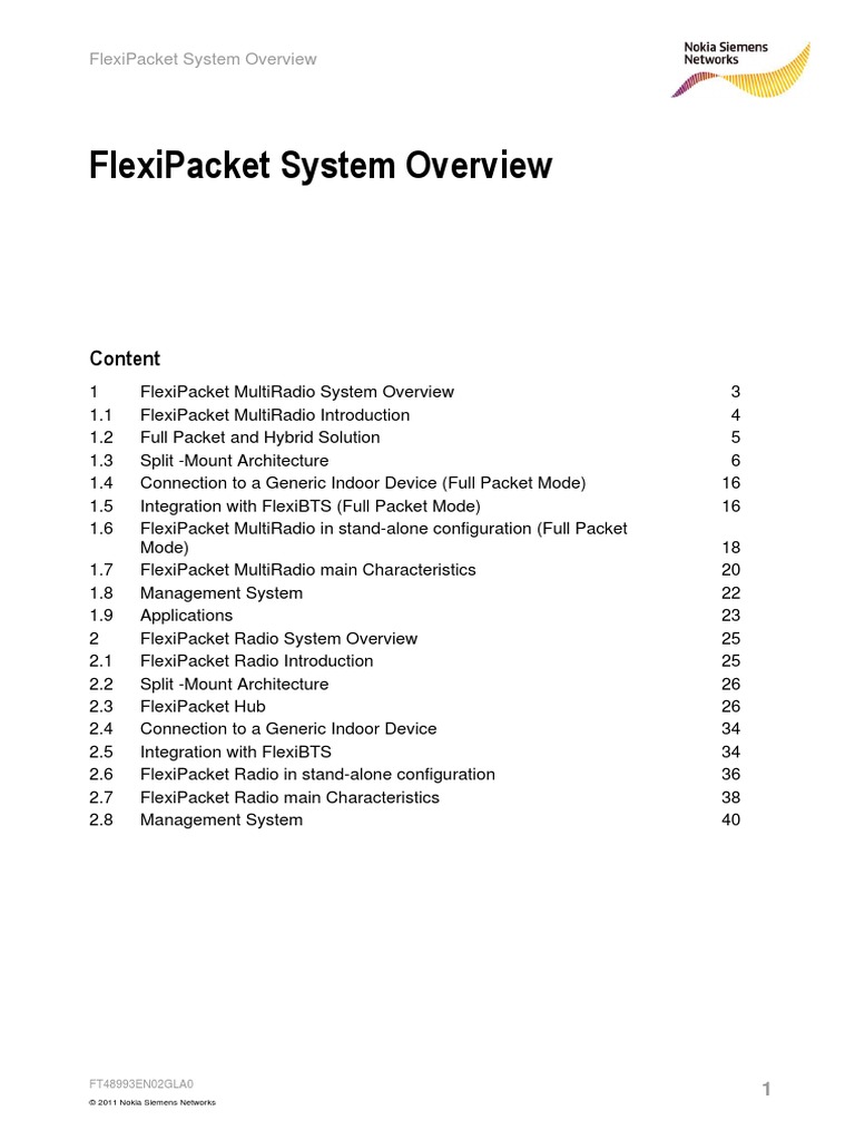 FlexiPacket System Overview - Doc | PDF | Ethernet | Network Switch