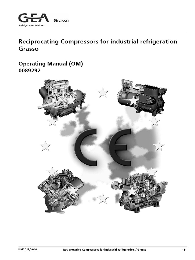 Grasso Compressor Operators Manual | PDF | Gas Compressor | Refrigeration