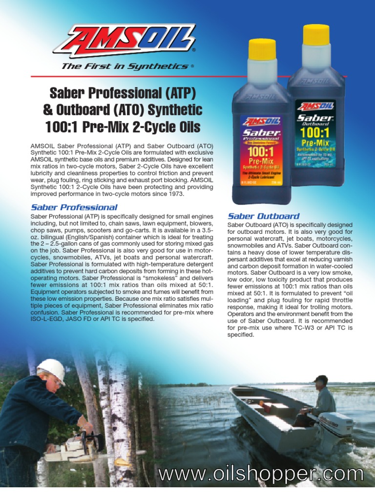 Synthetic Pre-Mix 2-Cycle Oil Available at | PDF | Fuel Injection ...