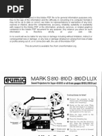 Eumig Mark 607D, Mark 605 D, Mark 610 D, 610 D Lux (Dual 8 Silen Projector) | PDF | Incandescent ...