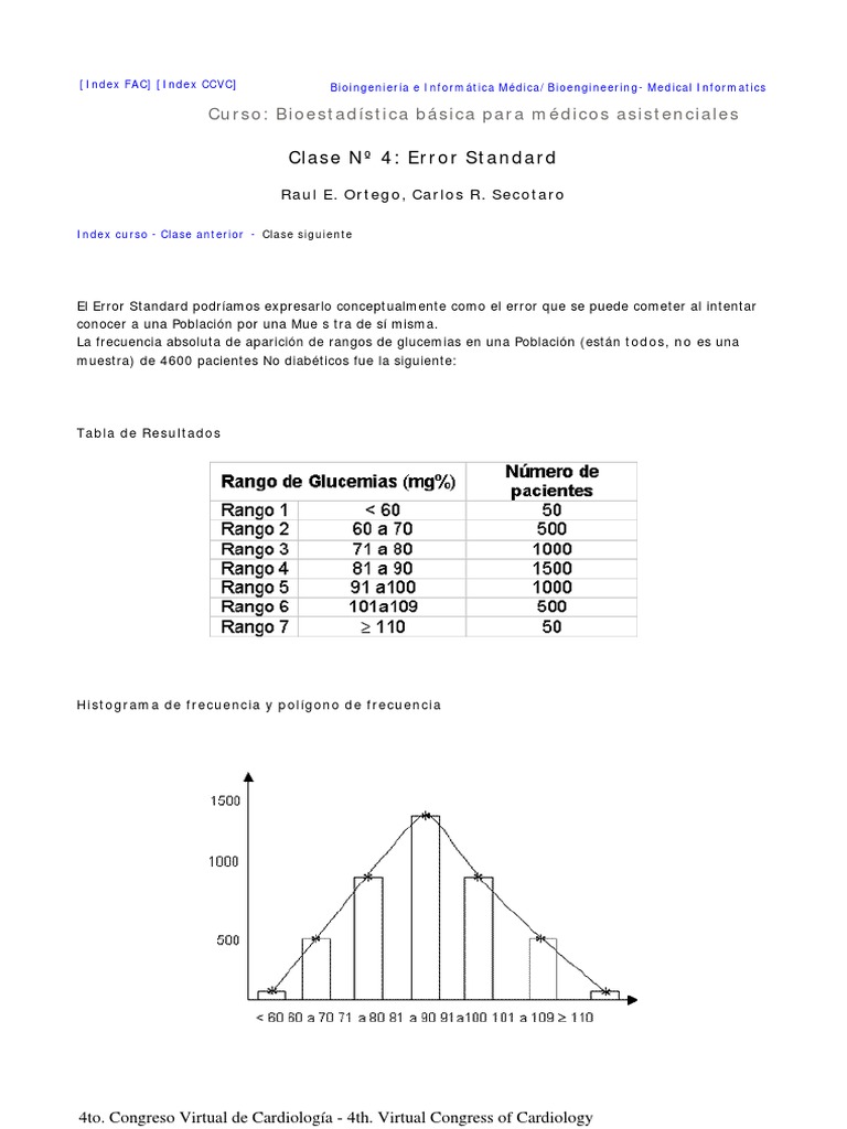 Error Estandar | PDF
