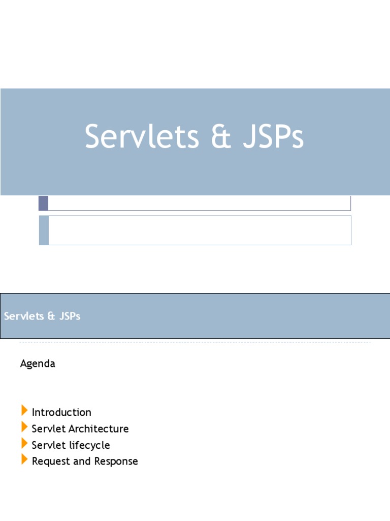 Servlets | PDF | Java Servlet | Hypertext Transfer Protocol