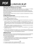 Como Calibrar PHmetro Mettler Toledo | PDF | Calibración | Método ...