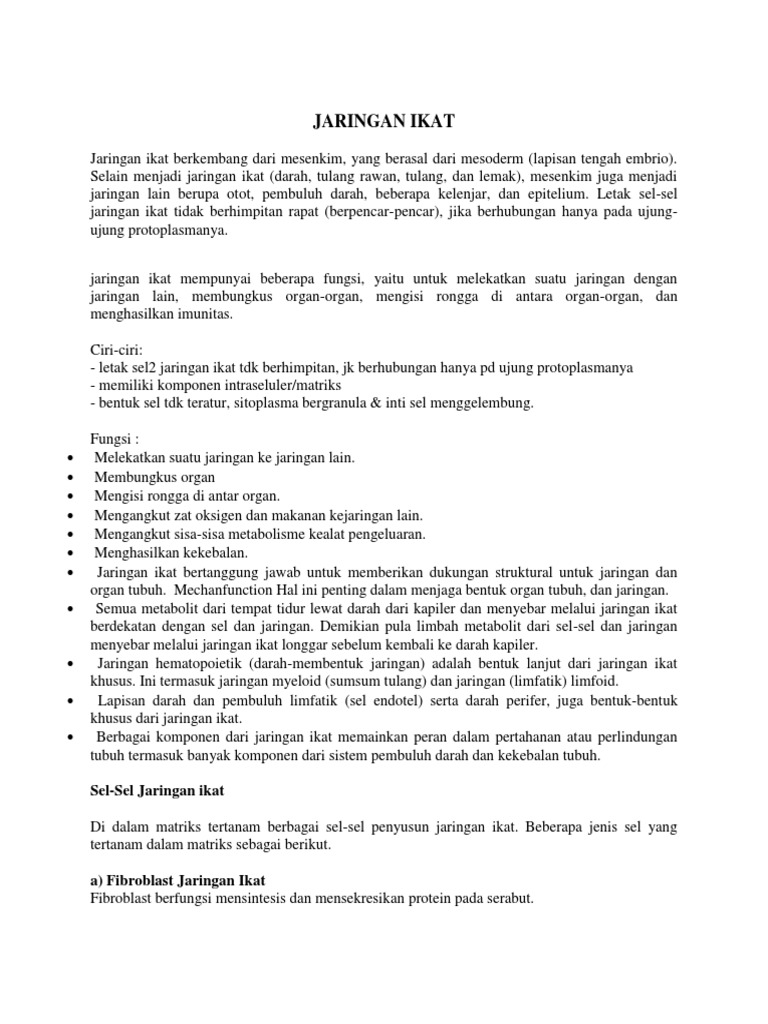 JARINGAN IKAT Longgar | PDF