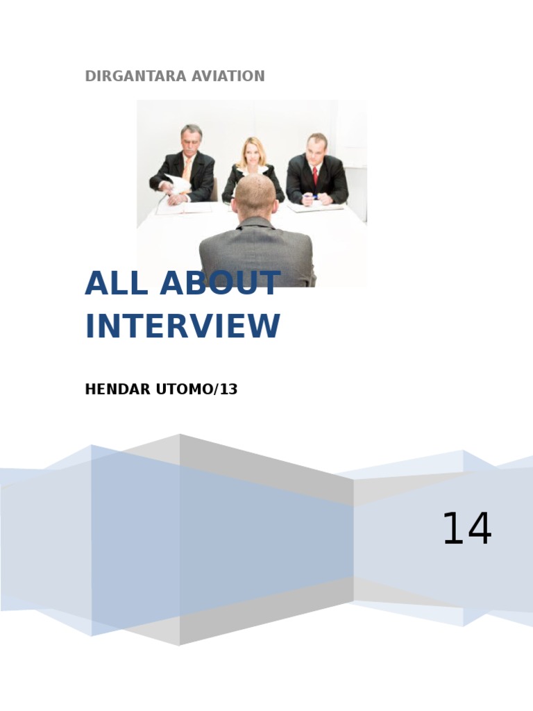Job Interview | PDF | Job Interview | Cognition