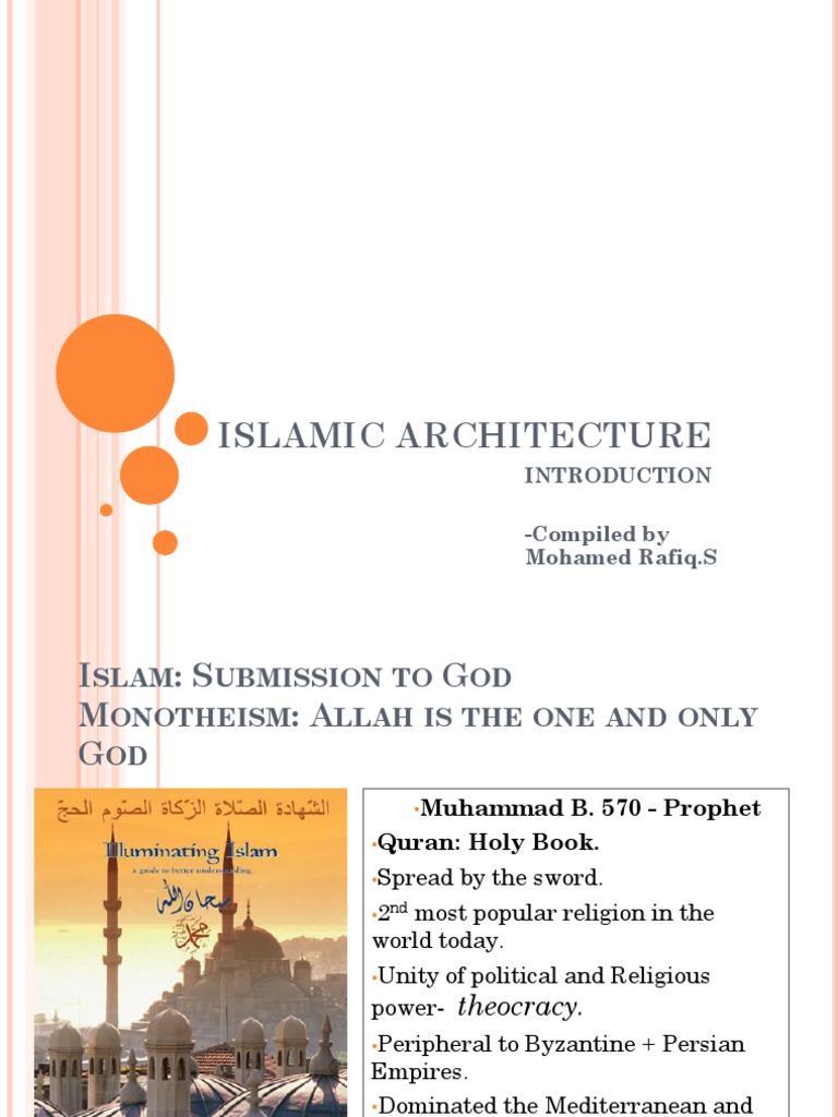 Evolution of Islamic and Their Architecture | PDF | Mosque | Muhammad