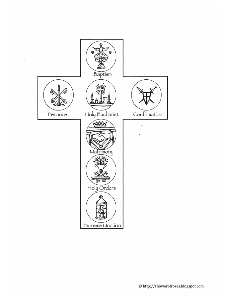 Seven Sacraments Cross Original | PDF