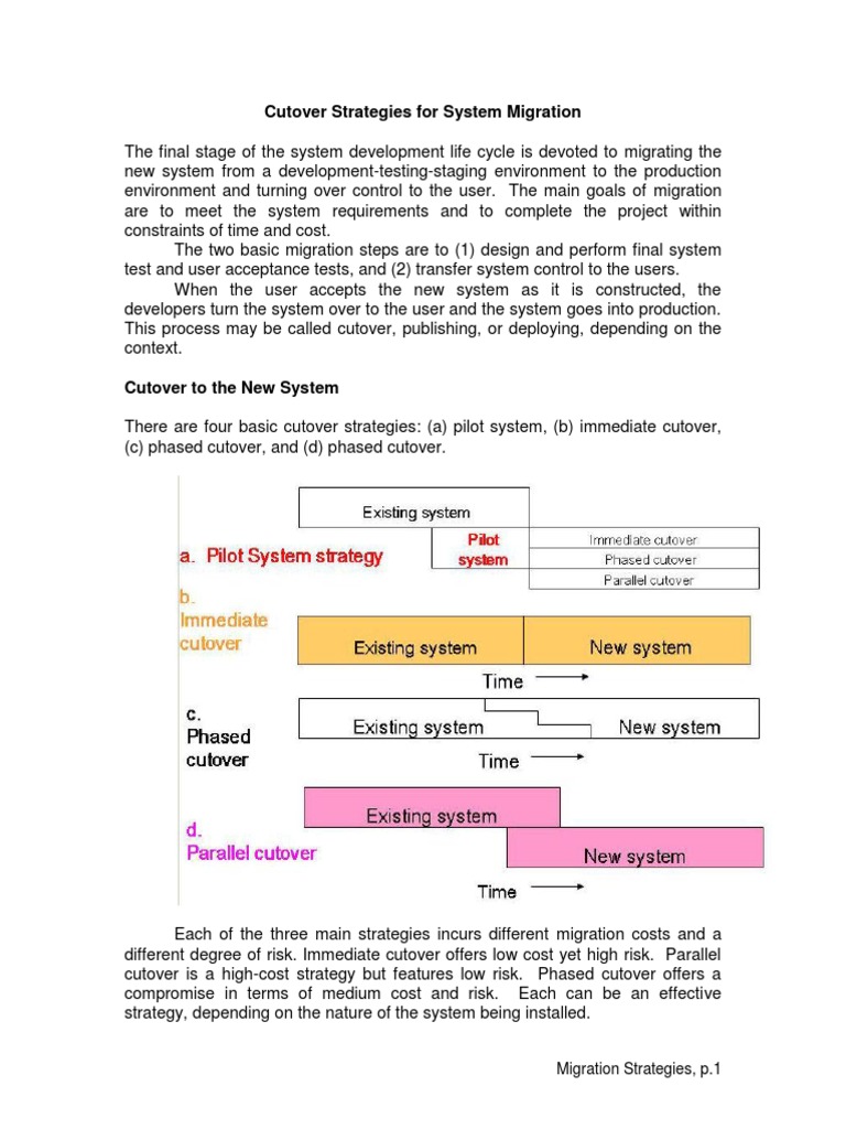 Migration Strategy | PDF | Systems Science | Systems Theory