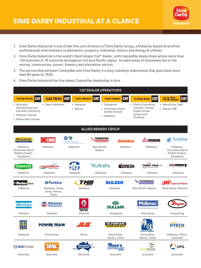 Sime Darby Industrial at A Glance | PDF | Malaysia | Occupational ...
