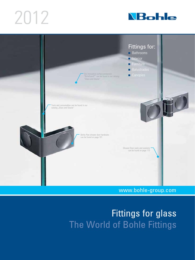Fittings For Glass 2012 | PDF | Door | Wall