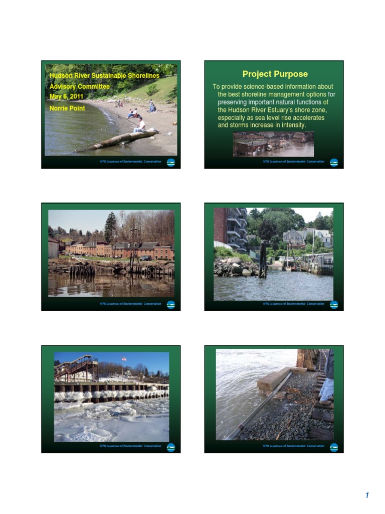 Hudson River Sustainable Shorelines Advisory Committee May 6 ...