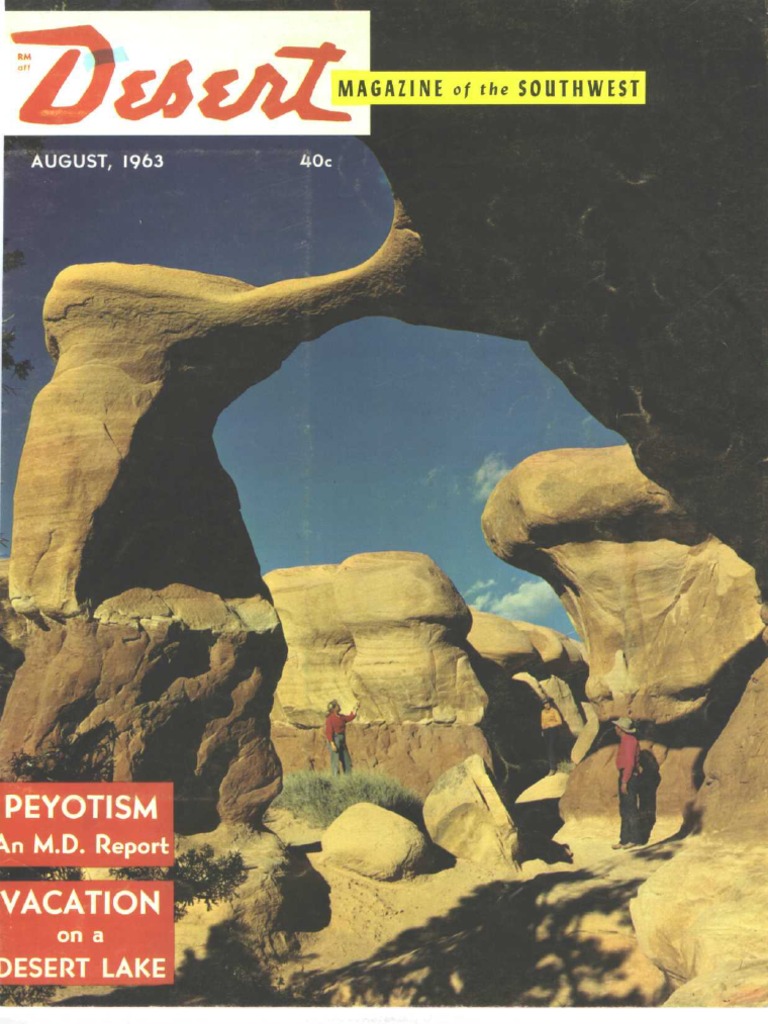 DesertMagazine 1963 August | PDF | California | Desert