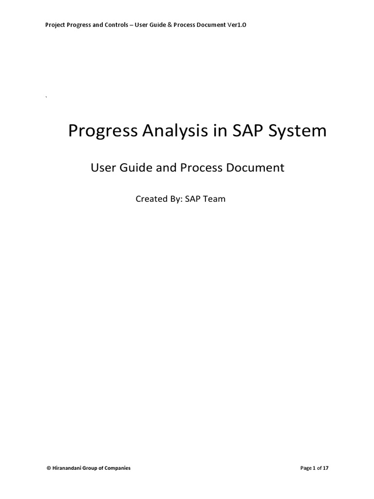 User Guide - Project Progress Ver 1.01 | PDF | Budget | Procurement