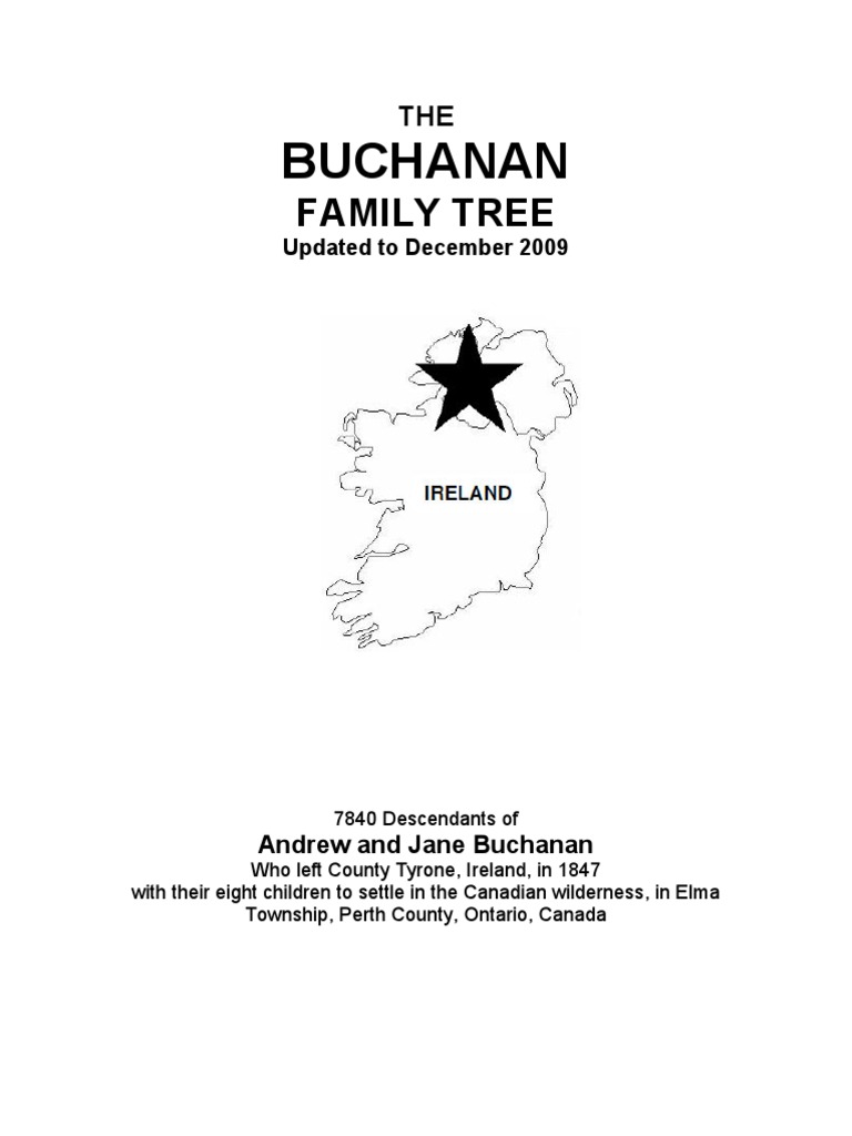 Buchanan Family Tree December 2009 | PDF