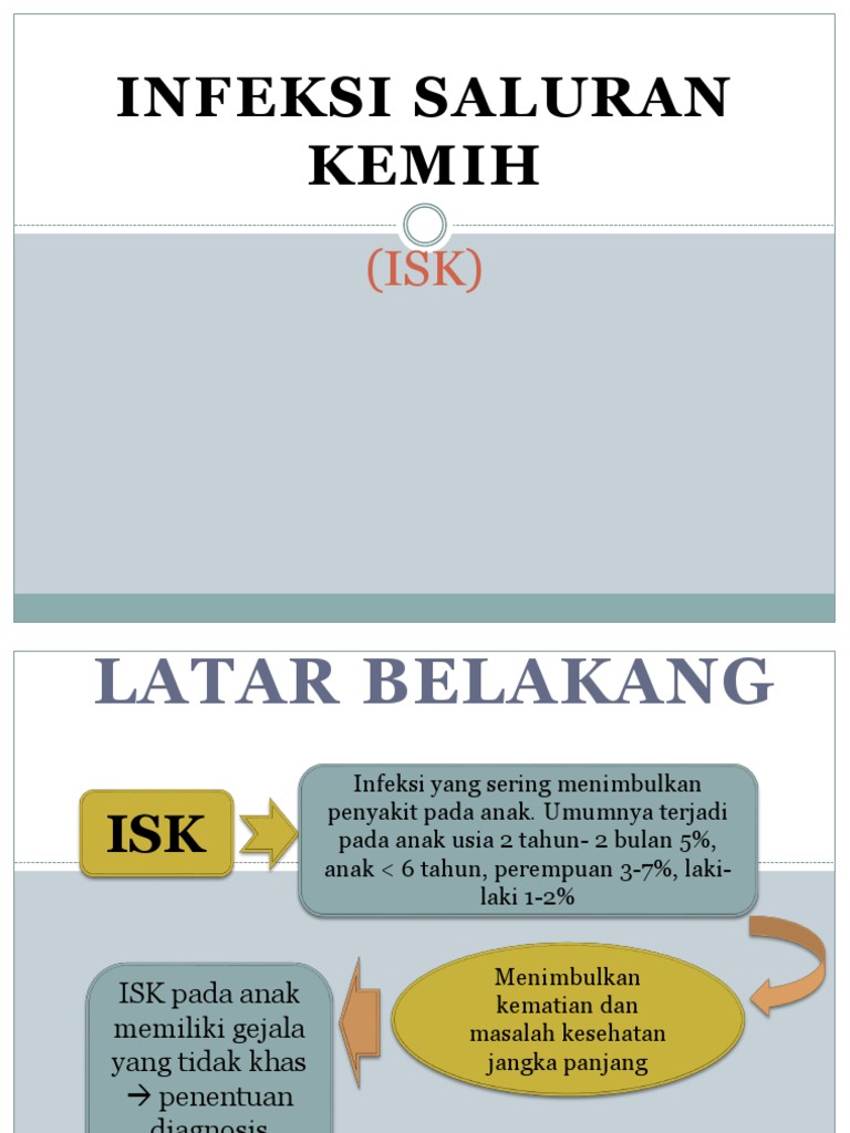 ISK pada Anak: Gejala dan Penanganan | PDF