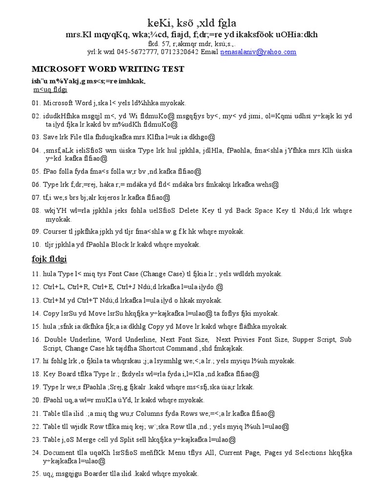 Word Writting Text | PDF | Computers