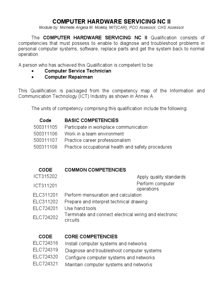 CHS Module1 Intro | PDF | Personal Computers | Computer Data Storage
