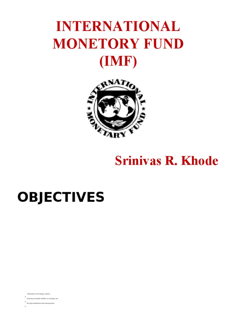 IMF Objectives and Data Standards | PDF | International Monetary Fund ...