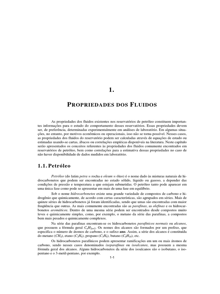 Capítulo 01 | PDF | Reservatório de petróleo | Gás natural