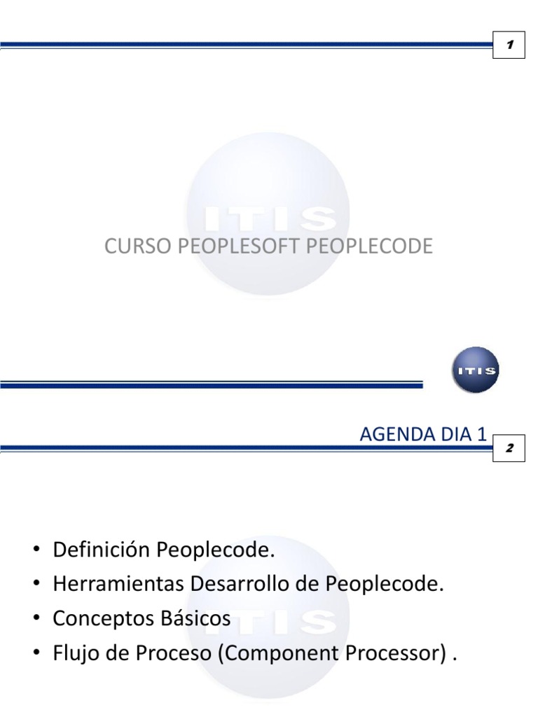 Curso PeopleCode D1 | PDF | Archivo de computadora | SQL